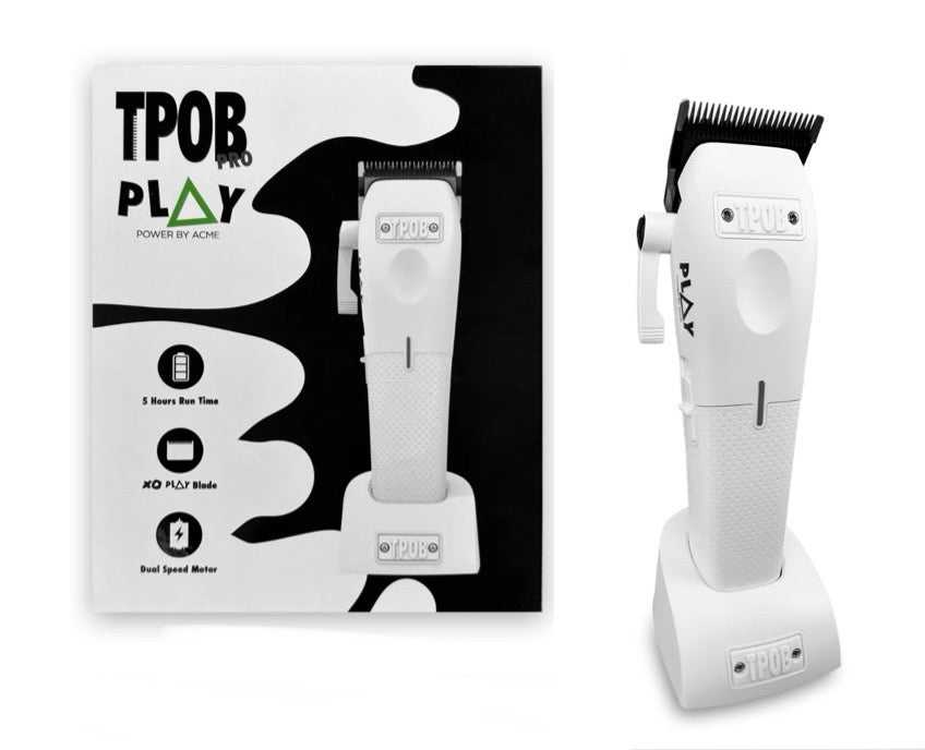 TPOB Play Clipper - Whiteout Edition – Jersey Shore Barber Supply