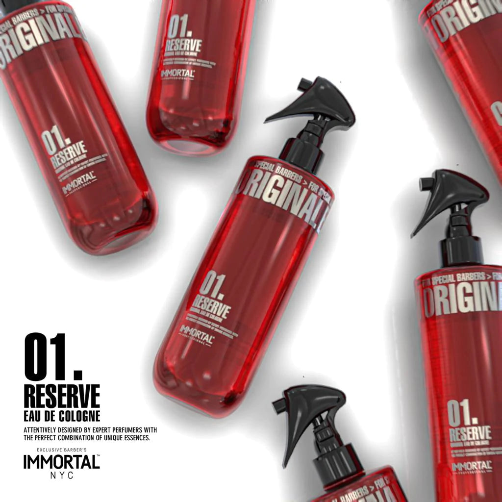 Immortal NYC Reserve 01. Eau De Cologne 500ml – Jersey Shore Barber Supply
